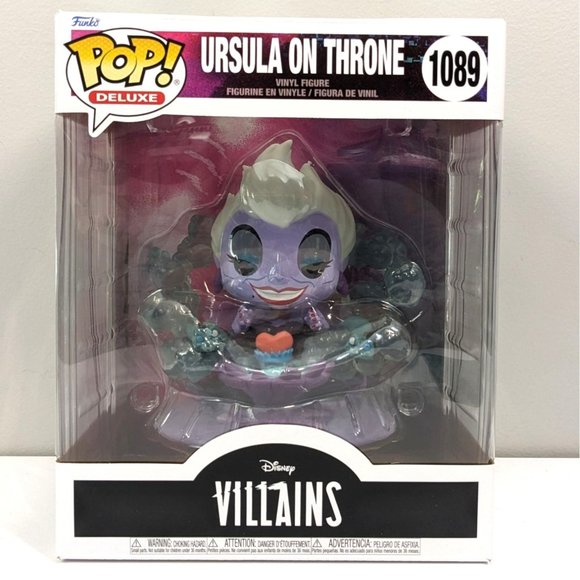 Funko | Toys | Ursula On Throne 89 Funko Pop Deluxe Disney Villain ...
